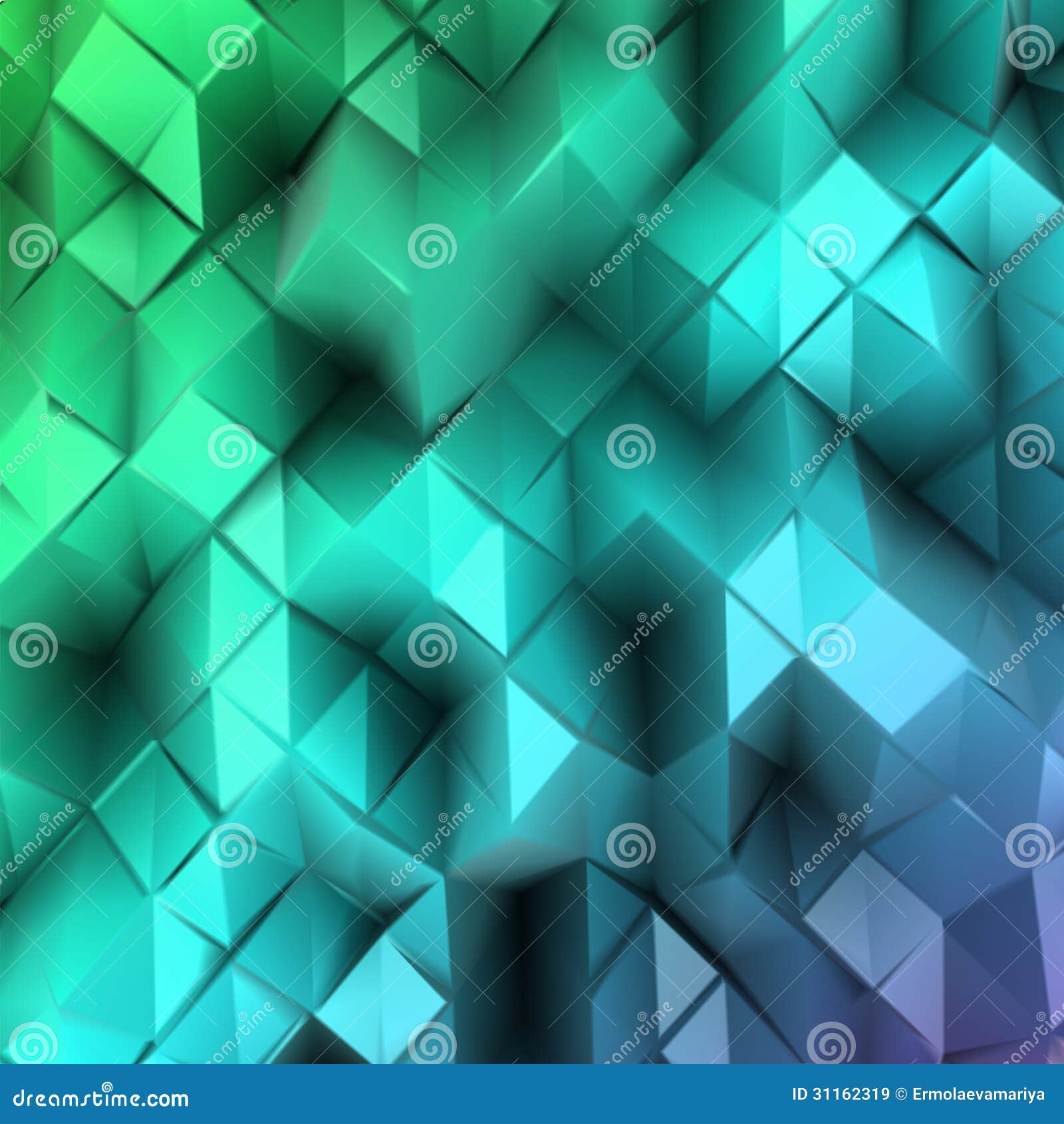 Blue Triangle Abstract. Vector Stock Vector - Illustration of elegance ...