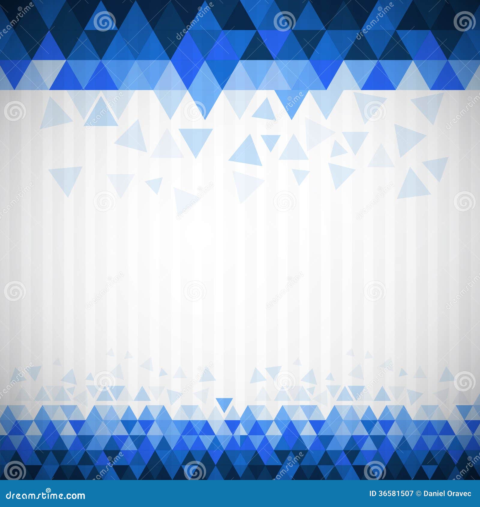 Blue Triangle Background stock vector. Illustration of shape - 36581507