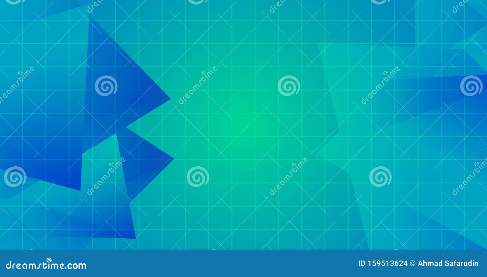 Blue Triangle Background Geometric Abstract Futuristic Design. Trendy ...