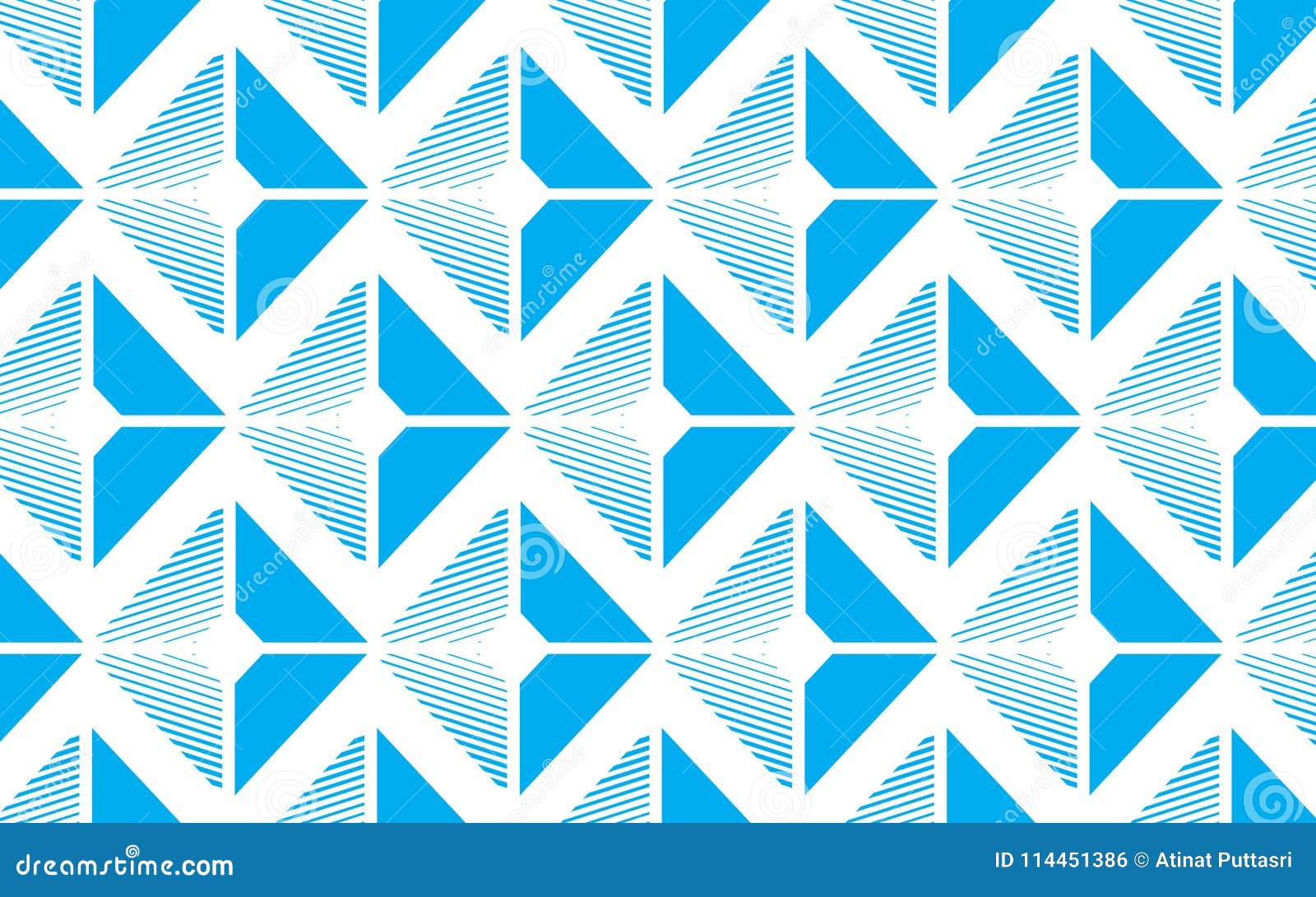 Blue Triangle Line Geometric Abstract Pattern Style Vector Background ...