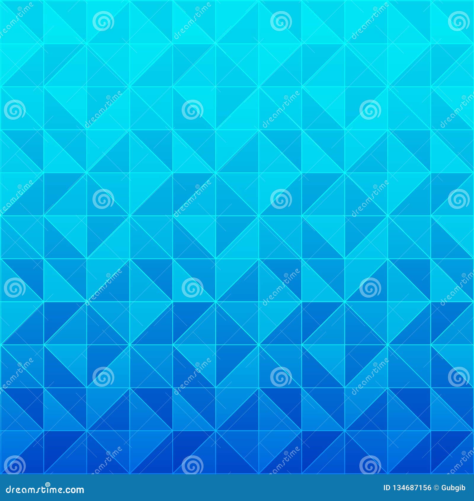 Blue Triangle Pattern Background Stock Vector - Illustration of ...