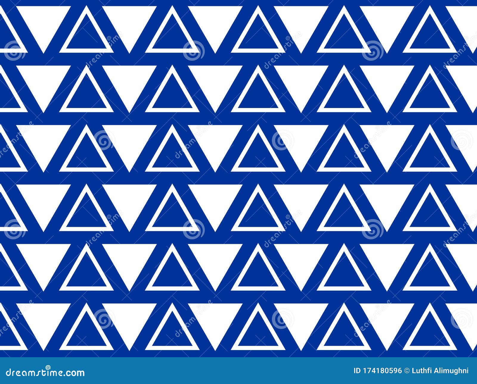 Blue Triangle Pattern Texture Vector Stock Vector - Illustration of ...