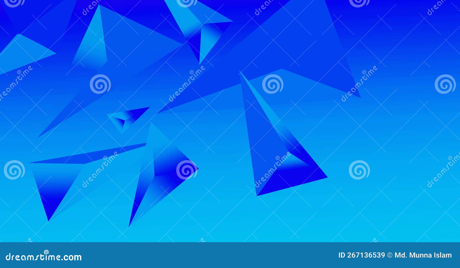 Blue Triangle Polygon Gradient. Element of Color Vector. Beautiful Orange Citrus Abstract ...