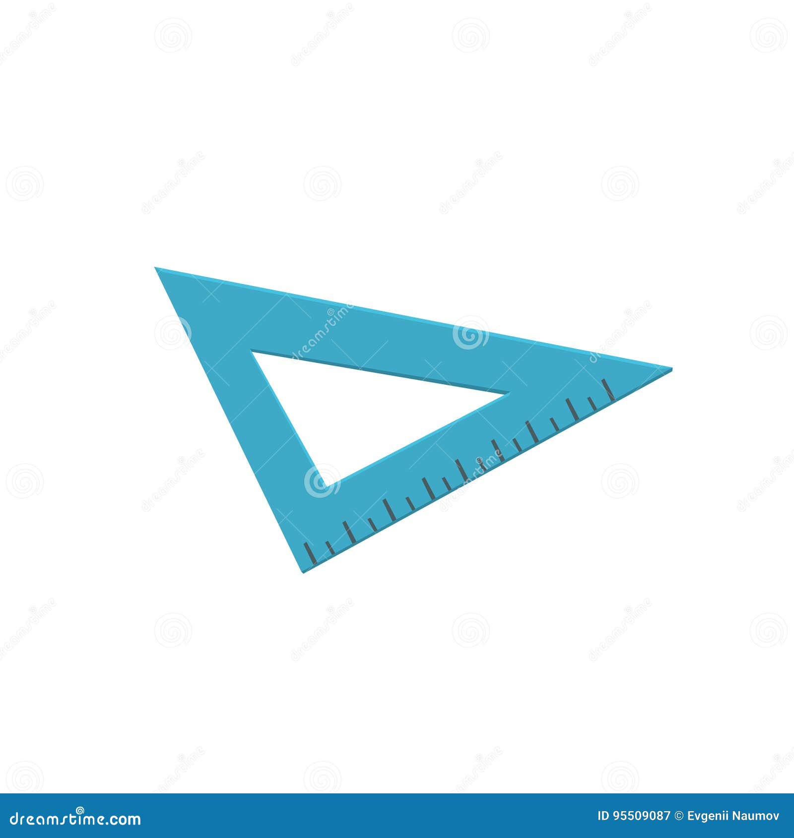Blue Triangle Ruler, Measuring Tool Cartoon Vector Illustration Stock ... Blue Triangle Ruler, Measuring Tool Cartoon Vector Illustration Stock ...