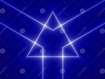 Blue Triangle Symbol stock illustration. Illustration of christian ...