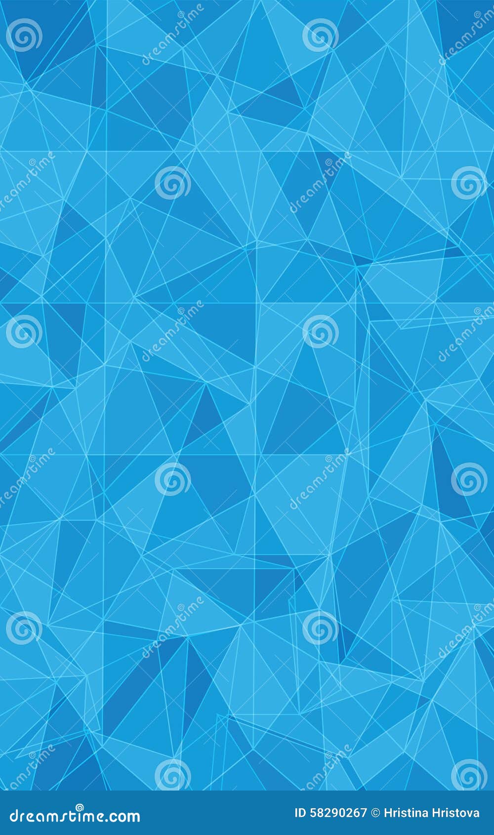 Blue triangle texture stock vector. Illustration of canvas - 58290267