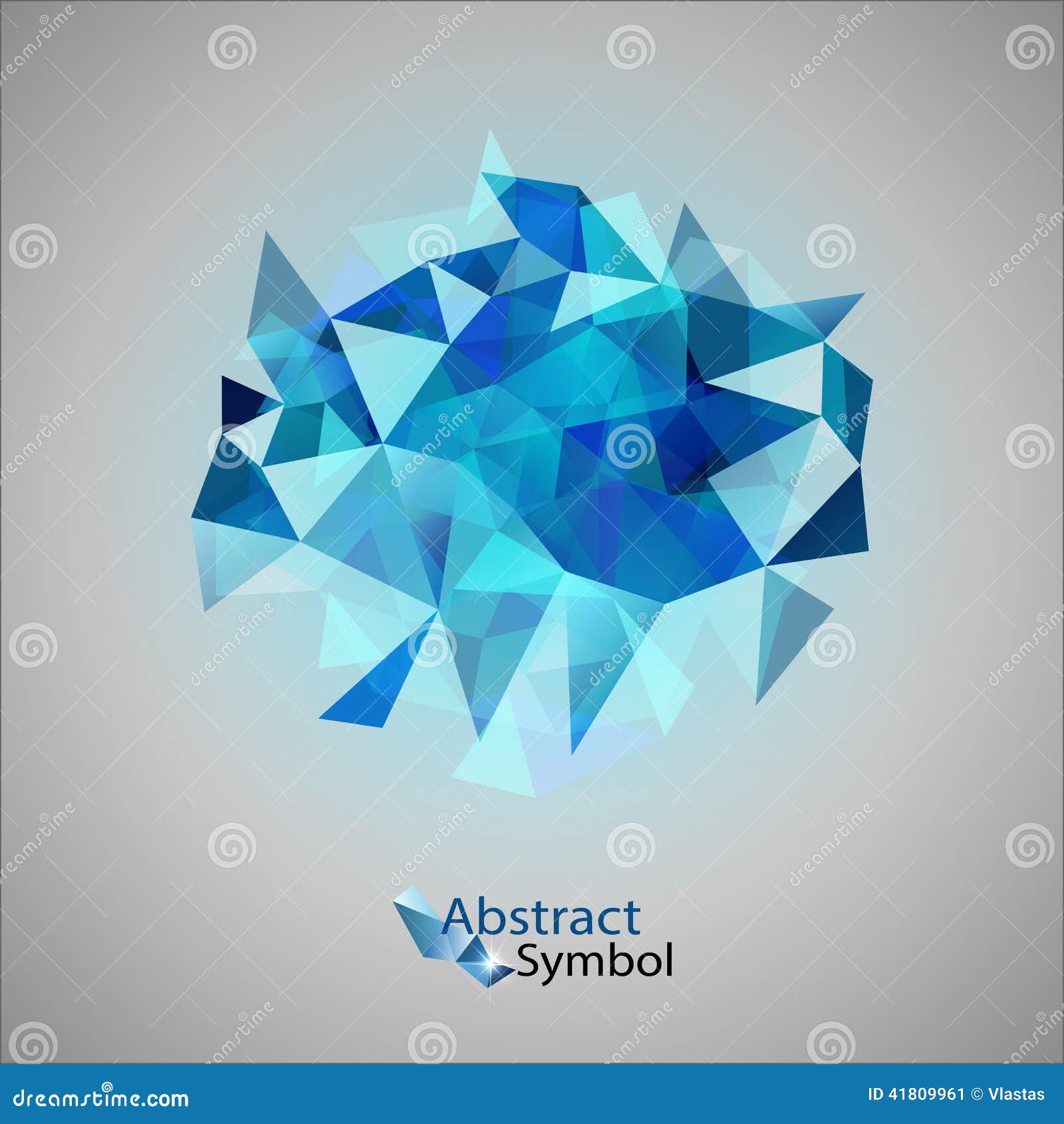 Blue Triangles Striped Pattern Cartoon Vector | CartoonDealer.com #38673785