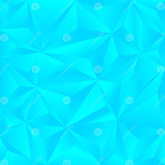 Blue Triangular Background. Neon Colors Polygonal Design Stock Illustration - Illustration of ...