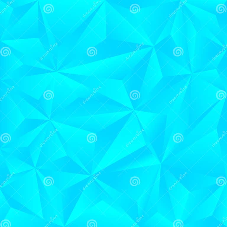 Blue Triangular Background. Neon Colors Polygonal Design Stock Illustration - Illustration of ...
