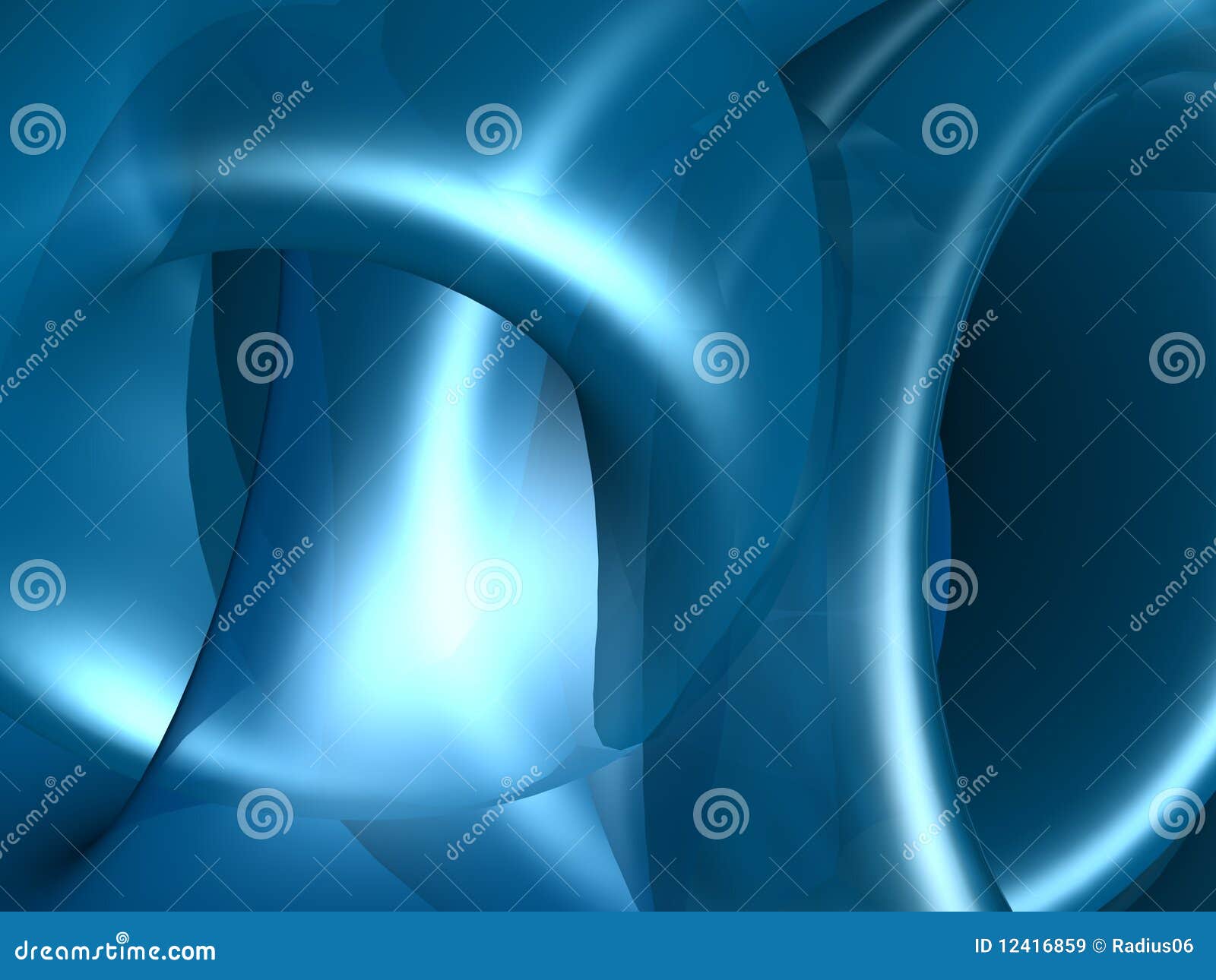 Blue tube abstract stock illustration. Illustration of design - 12416859