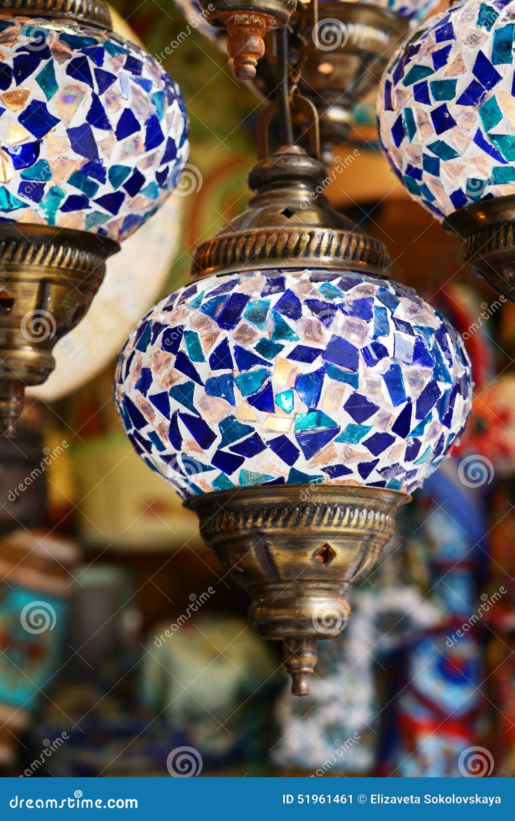 Red Turkish Mosaic Lanterns Royalty-Free Stock Image | CartoonDealer ...