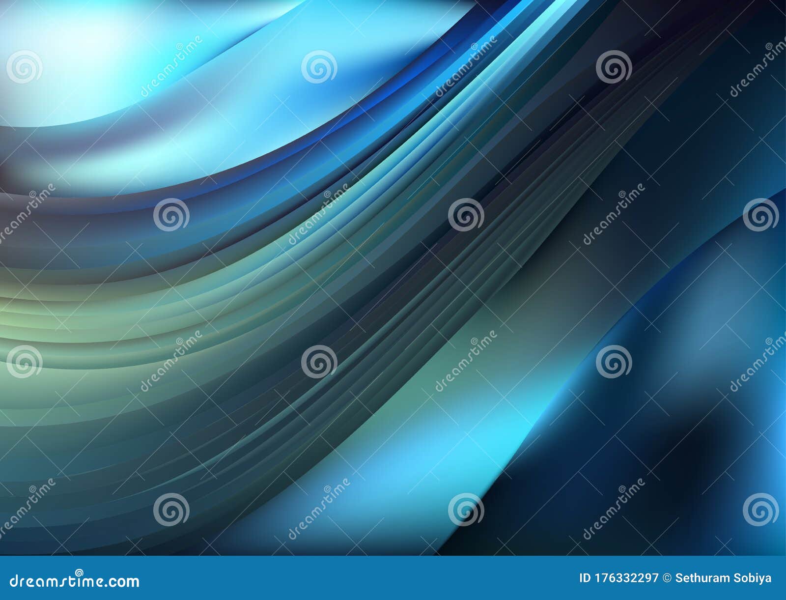 Blue Turquoise Elegant Background Vector Illustration Design Stock ...