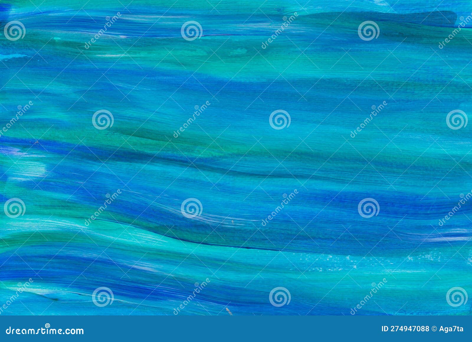 Blue and Turquoise Painted Background Texture Stock Illustration ...