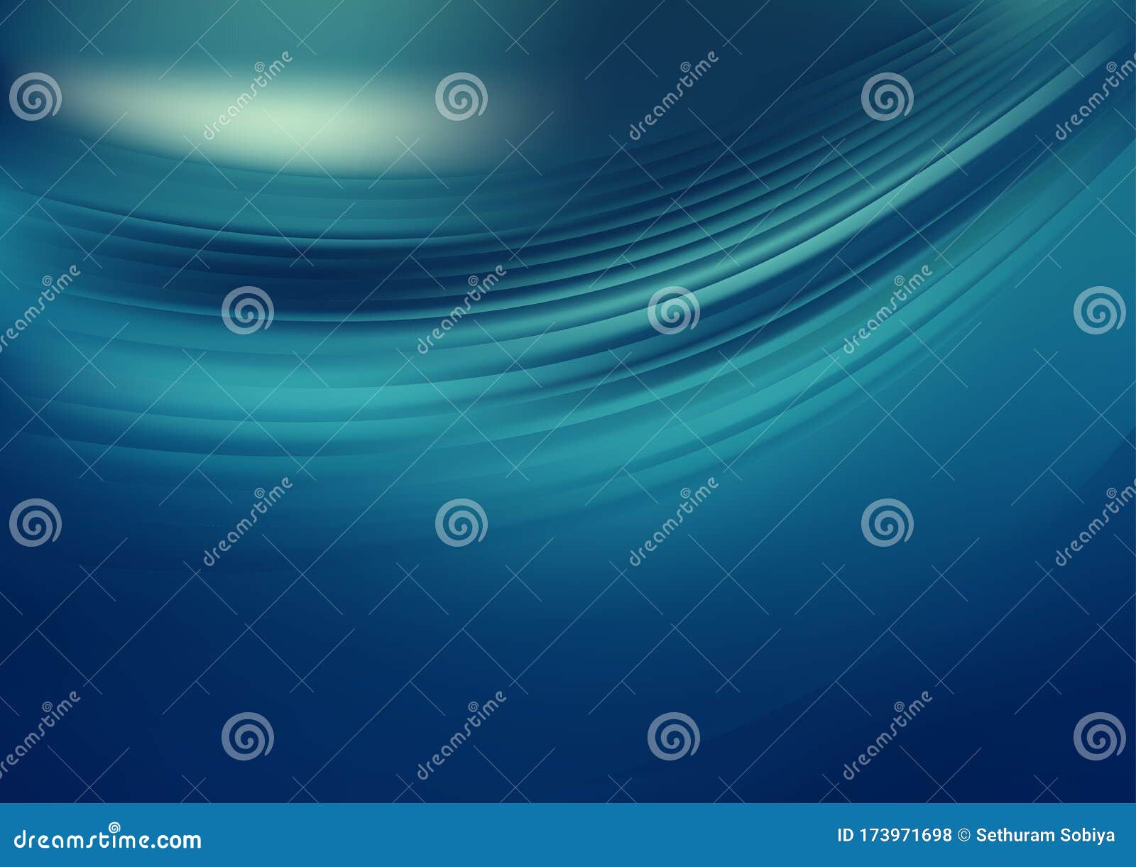 Blue Turquoise Template Background Vector Illustration Design Stock ...