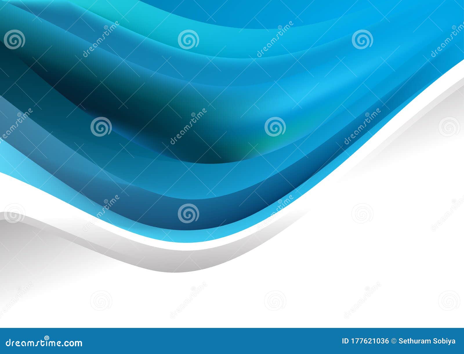 Blue Turquoise Template Background Vector Illustration Design Stock ...