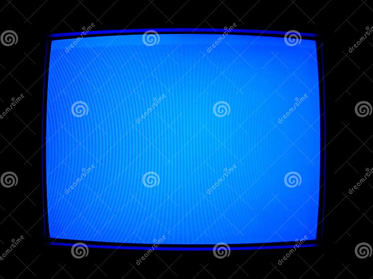 Blue TV Screen stock illustration. Illustration of signal - 78047