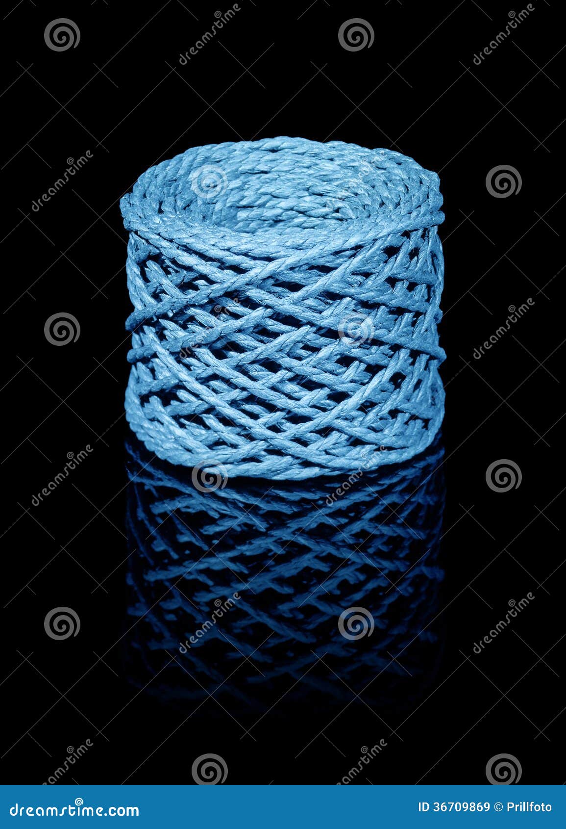 Blue twine coil stock image. Image of illuminated, reel - 36709869