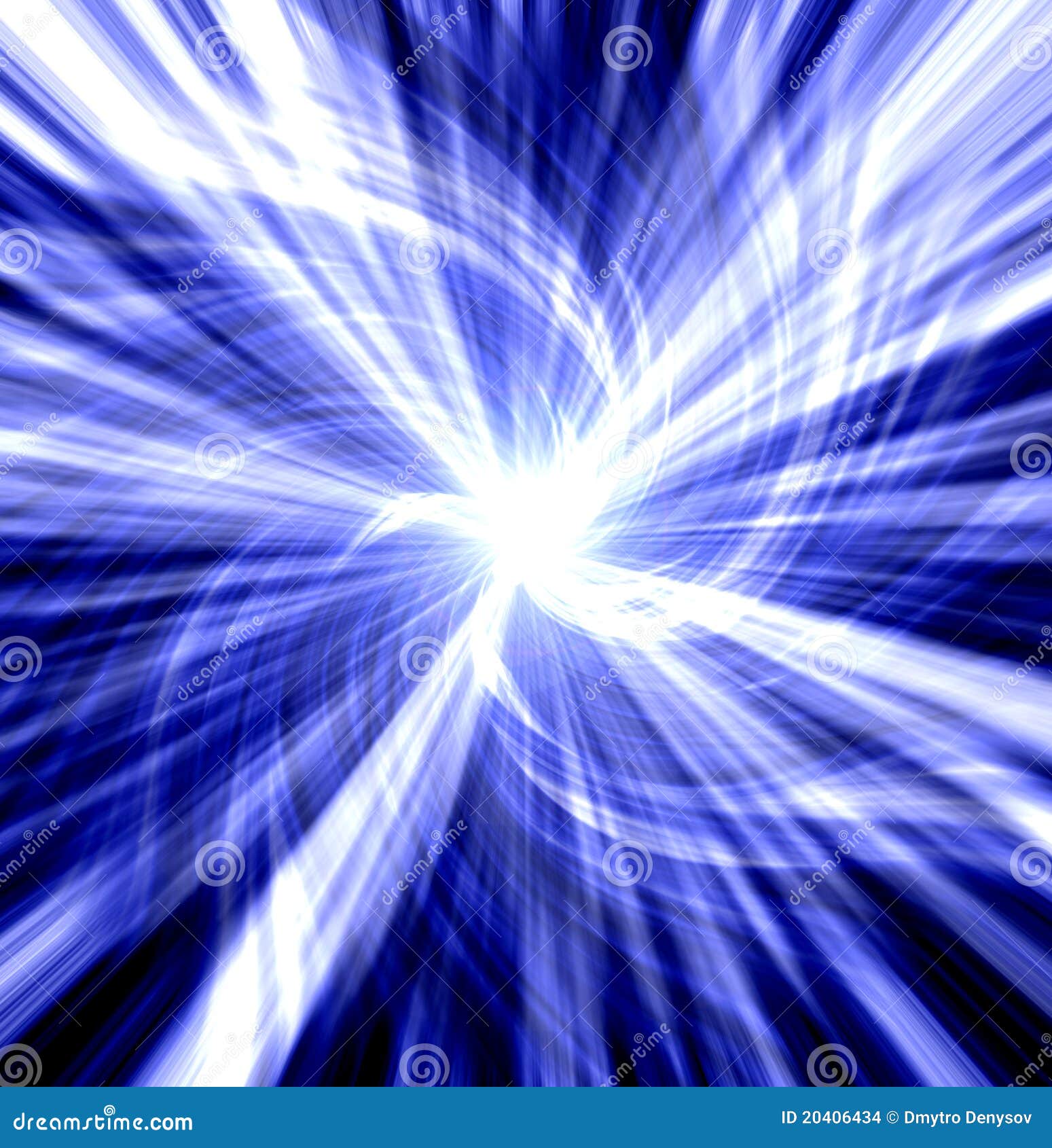 Blue twisted blast stock illustration. Illustration of destruction ...