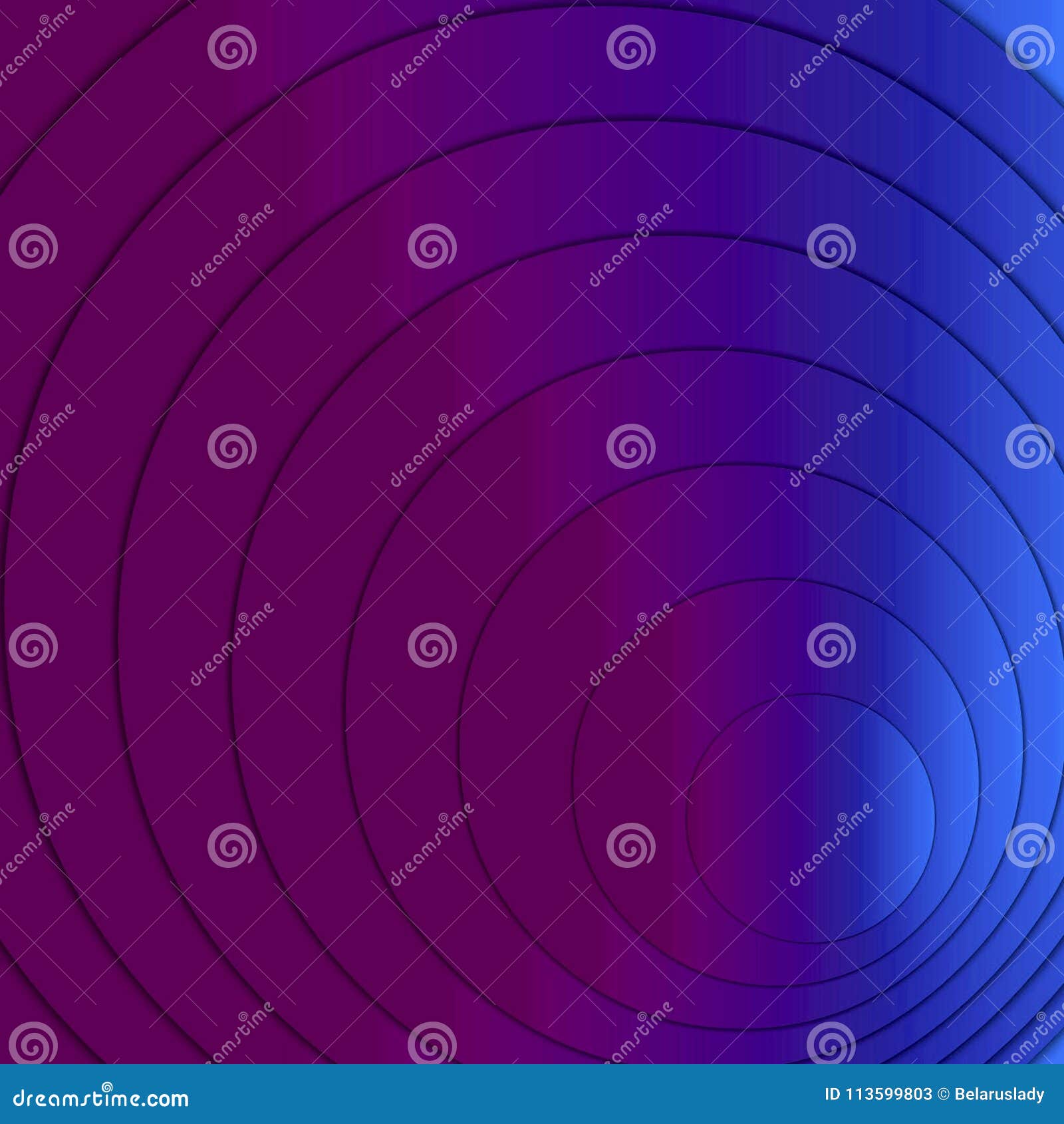 Blue And Ultra Violet Gradient Background With Circles Frame Pattern ...