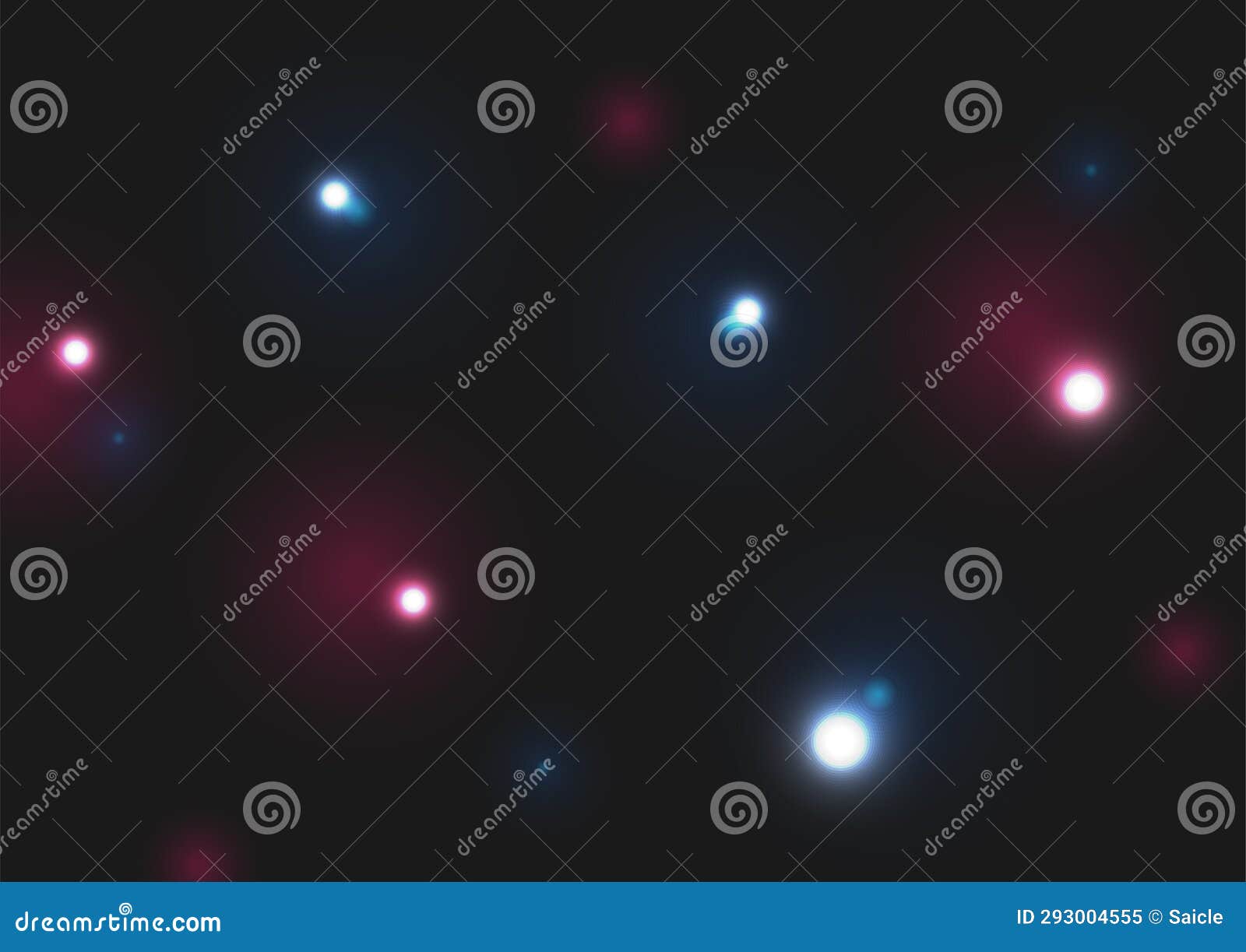 Blue Ultraviolet Glowing Bokeh Lights Abstract Background Stock Vector ...