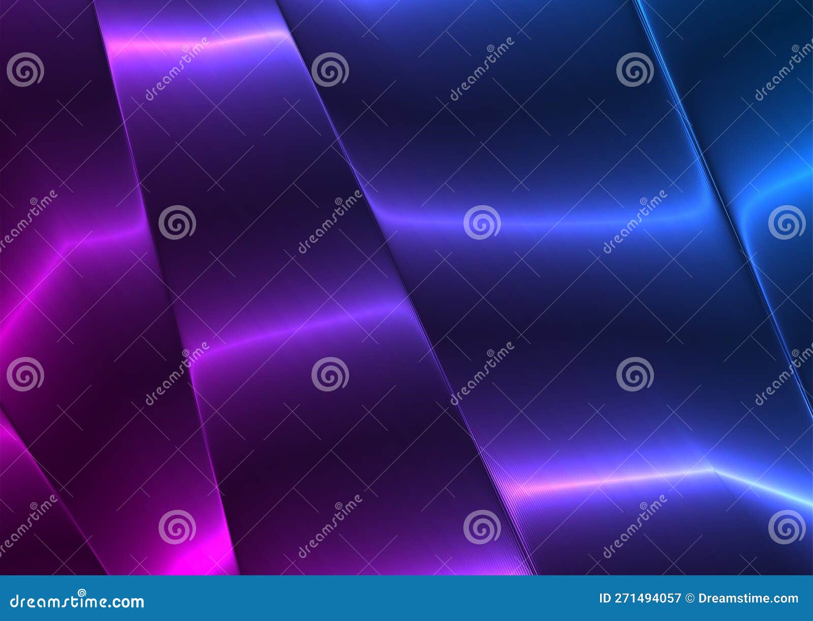 Blue Ultraviolet Neon Laser Glossy Abstract Background Stock Vector ...