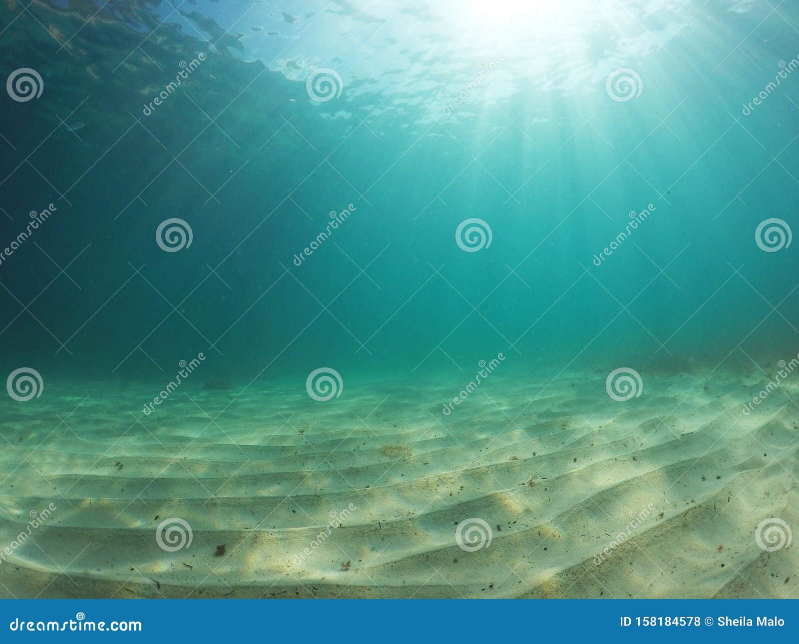 Underwater Sand Dunes View Royalty-Free Stock Photo | CartoonDealer.com ...