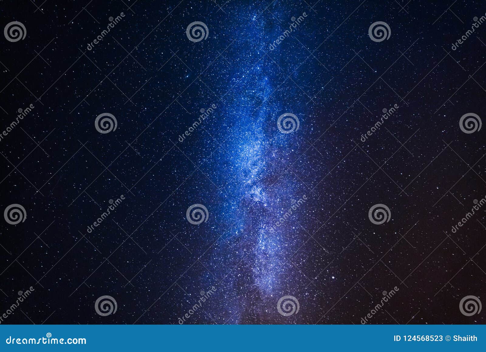 Blue Universe and Constellation with Million Stars Stock Image - Image ...