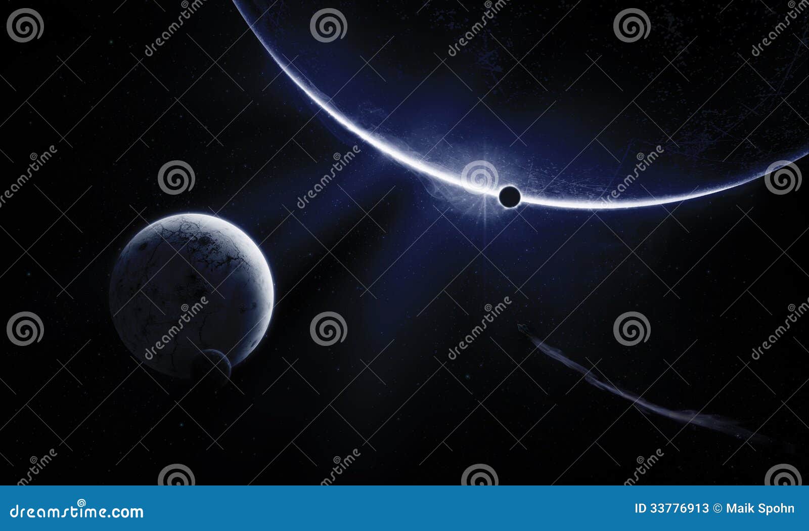 Blue Universe stock illustration. Illustration of blue - 33776913