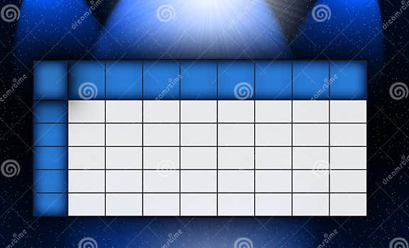 Blue universe timetable stock illustration. Illustration of brushed ...