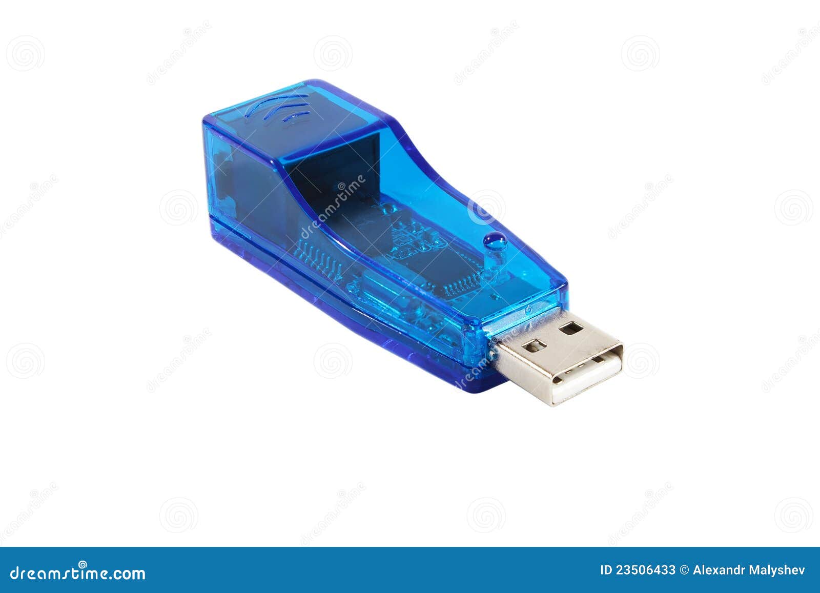 Blue USB Flash Drive stock image. Image of accessory - 23506433