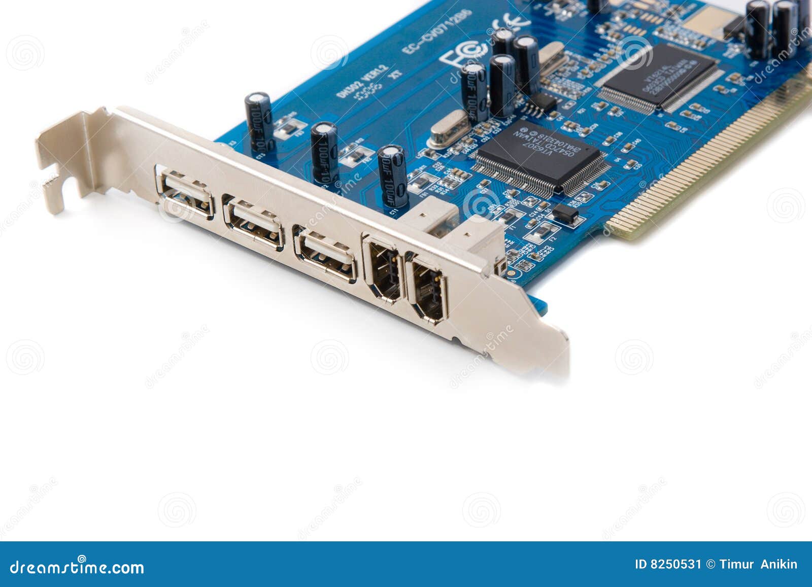 Blue USB hub stock image. Image of black, macro, connect - 8250531