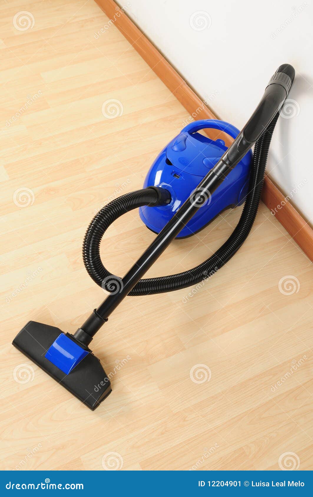 Blue vacuum stock image. Image of interior, lifestyle - 12204901