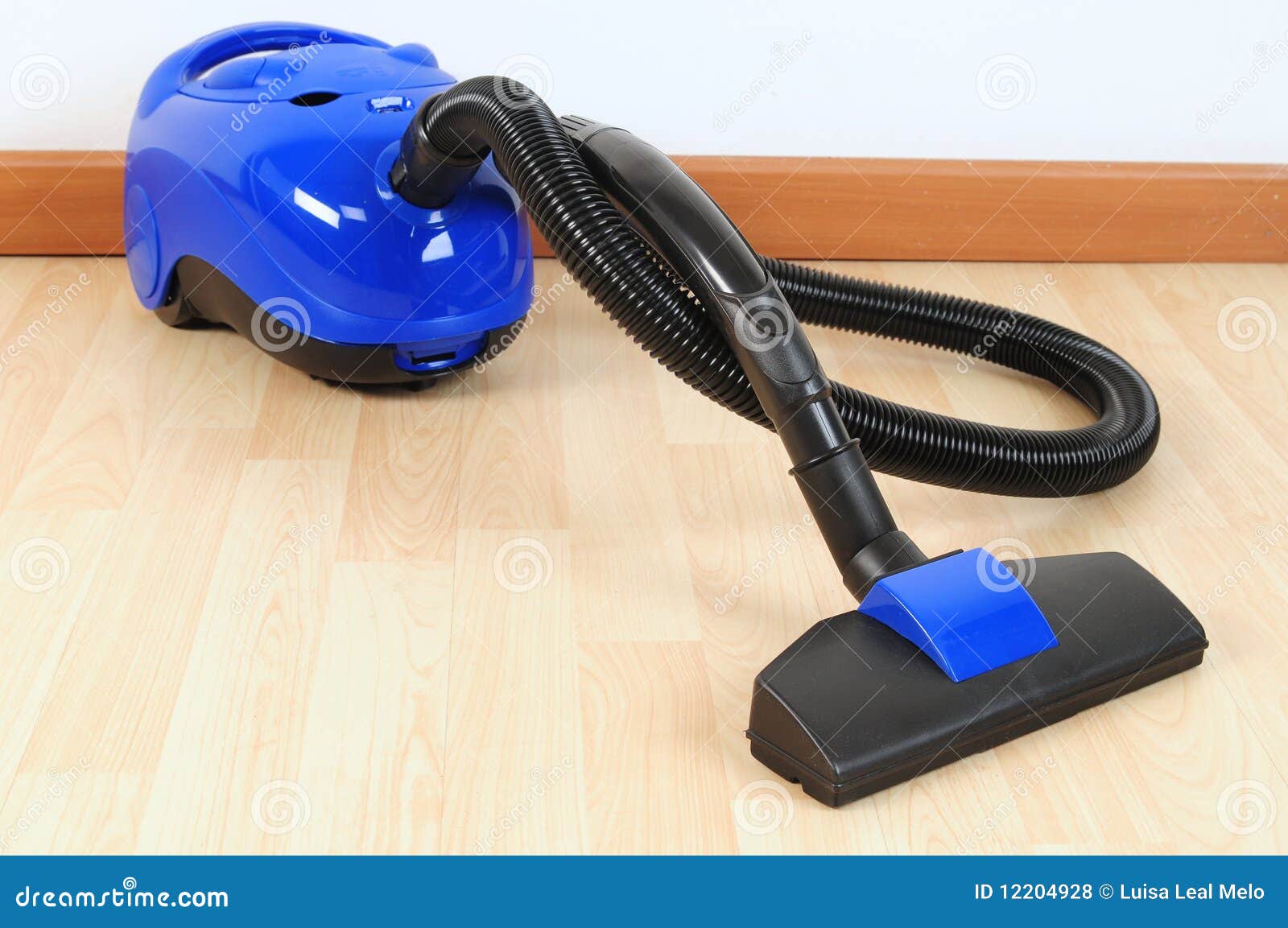 Blue vacuum stock photo. Image of household, appliance - 12204928
