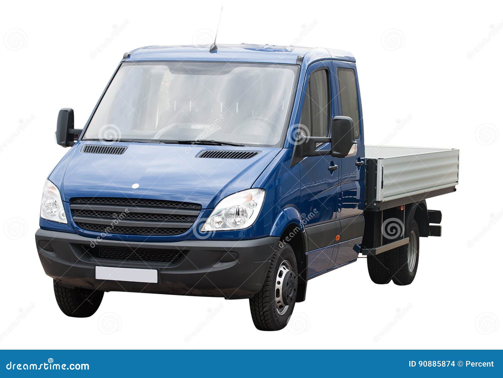 Blue van isolated editorial stock image. Image of automotive - 90885874