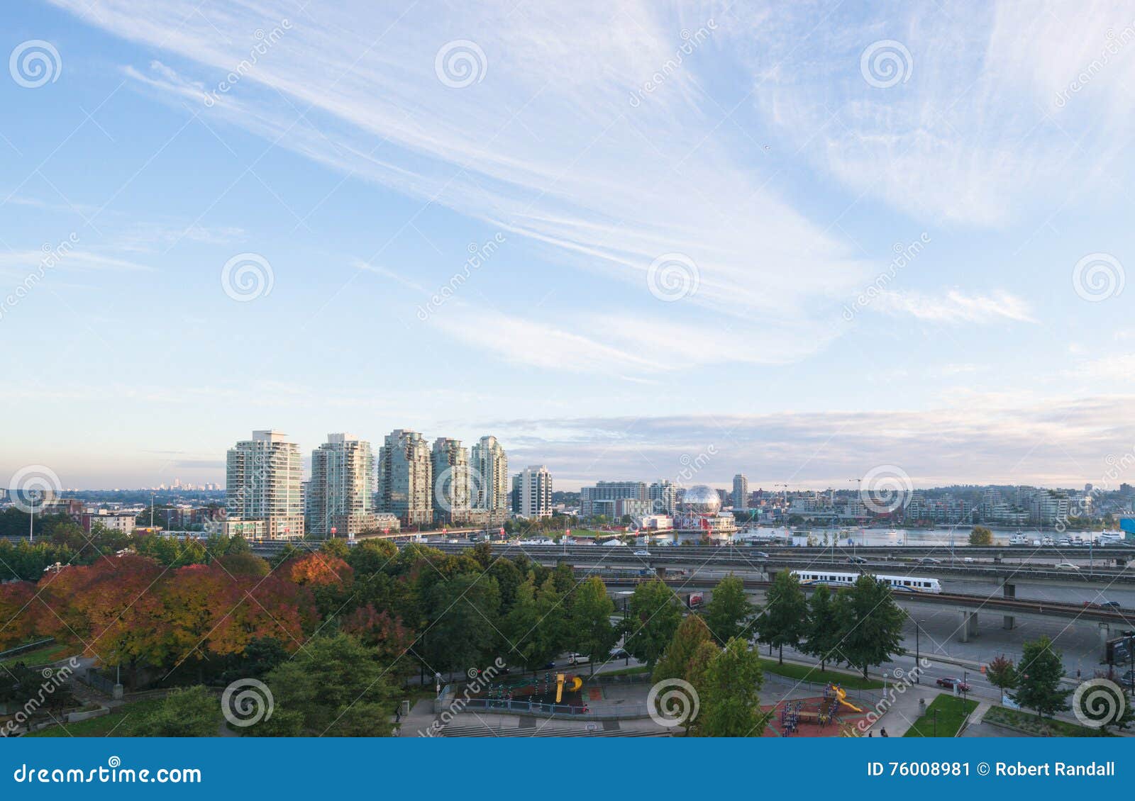 Blue vancouver evnining editorial photo. Image of canada - 76008981