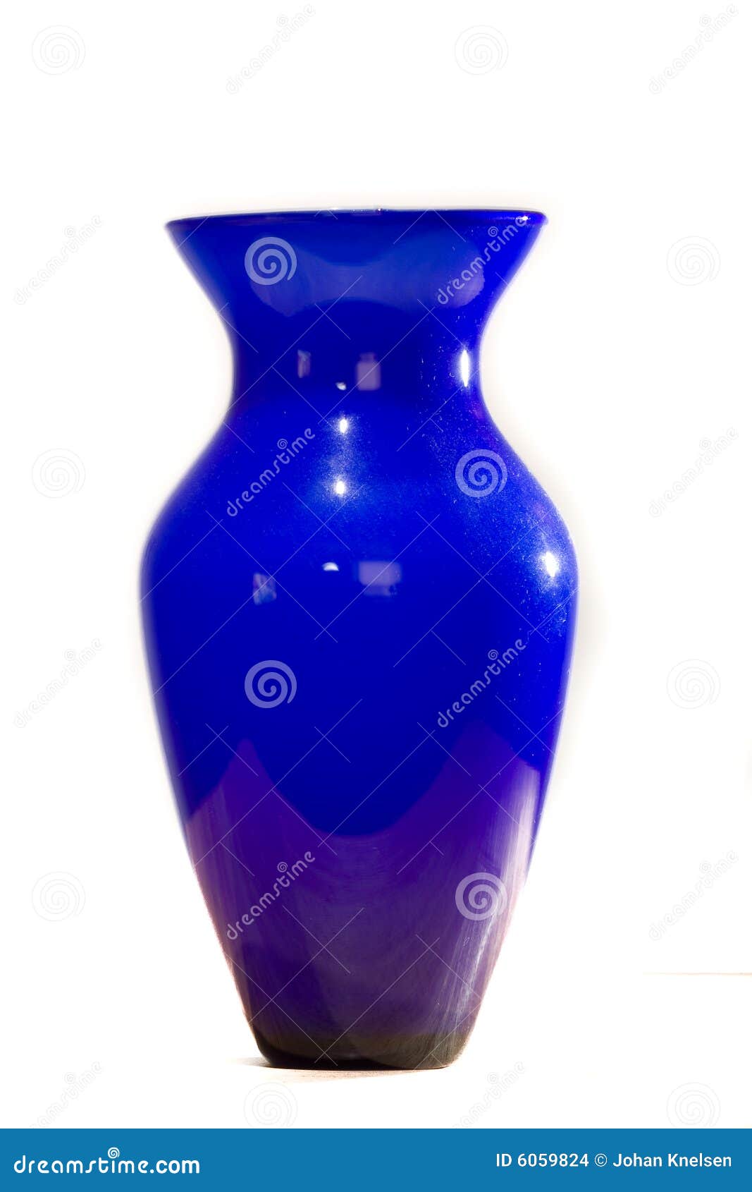Blue Vase stock photo. Image of glass, phantom, fresh - 6059824