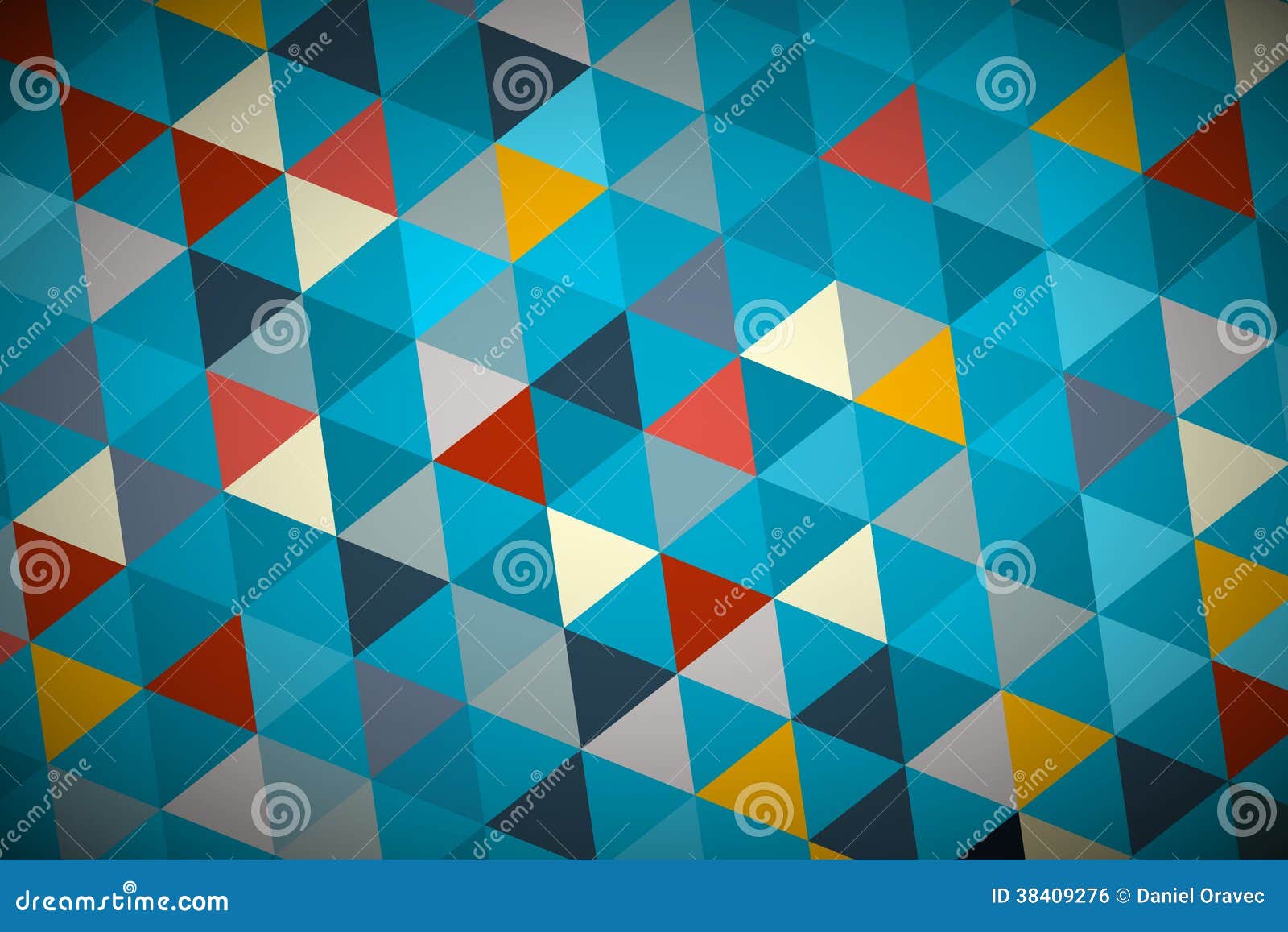 Toothed Triangle Pattern, Serrated Pattern In A Circle Frame Vector ...