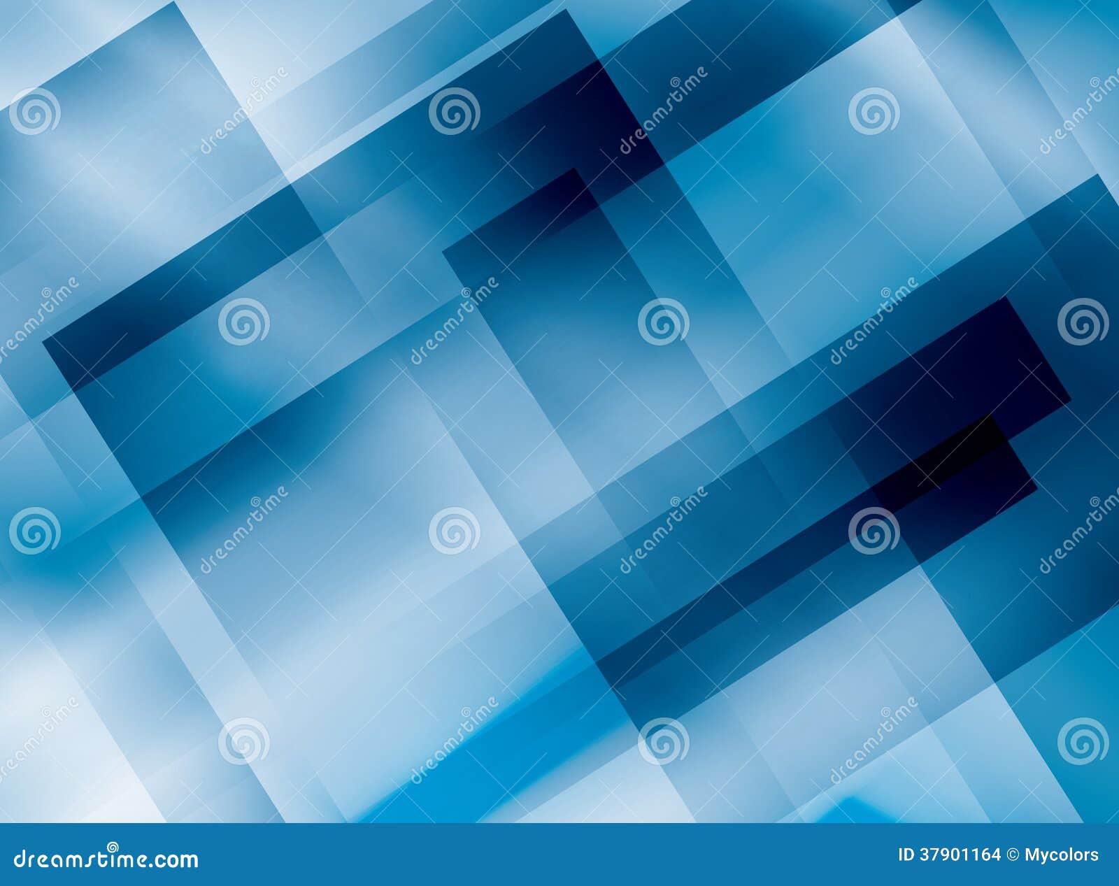 Blue Vector Background with Rectangles Stock Vector - Illustration of ...