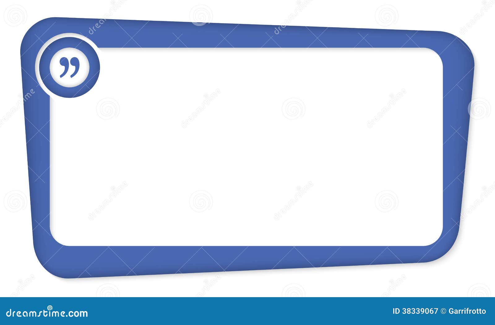 Blue vector box stock vector. Illustration of shape, border - 38339067