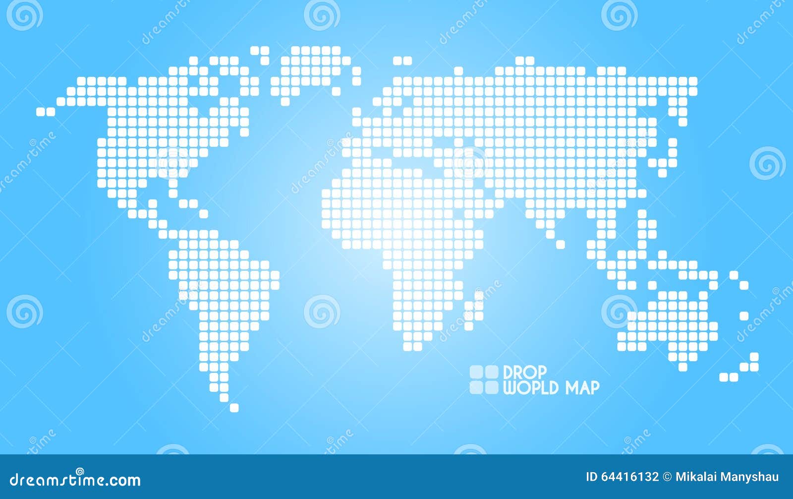 Blue Vector Dots World Map. Stock Vector - Illustration of america ... Blue Vector Dots World Map. Stock Vector - Illustration of america ...