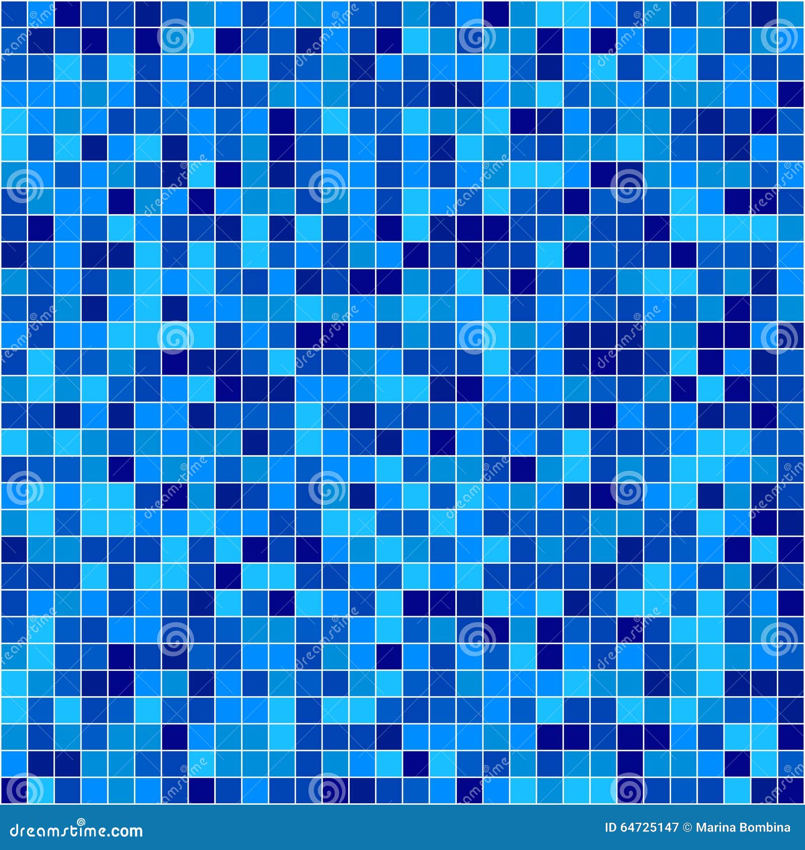 Blue vector mosaic stock vector. Illustration of geometric - 64725147