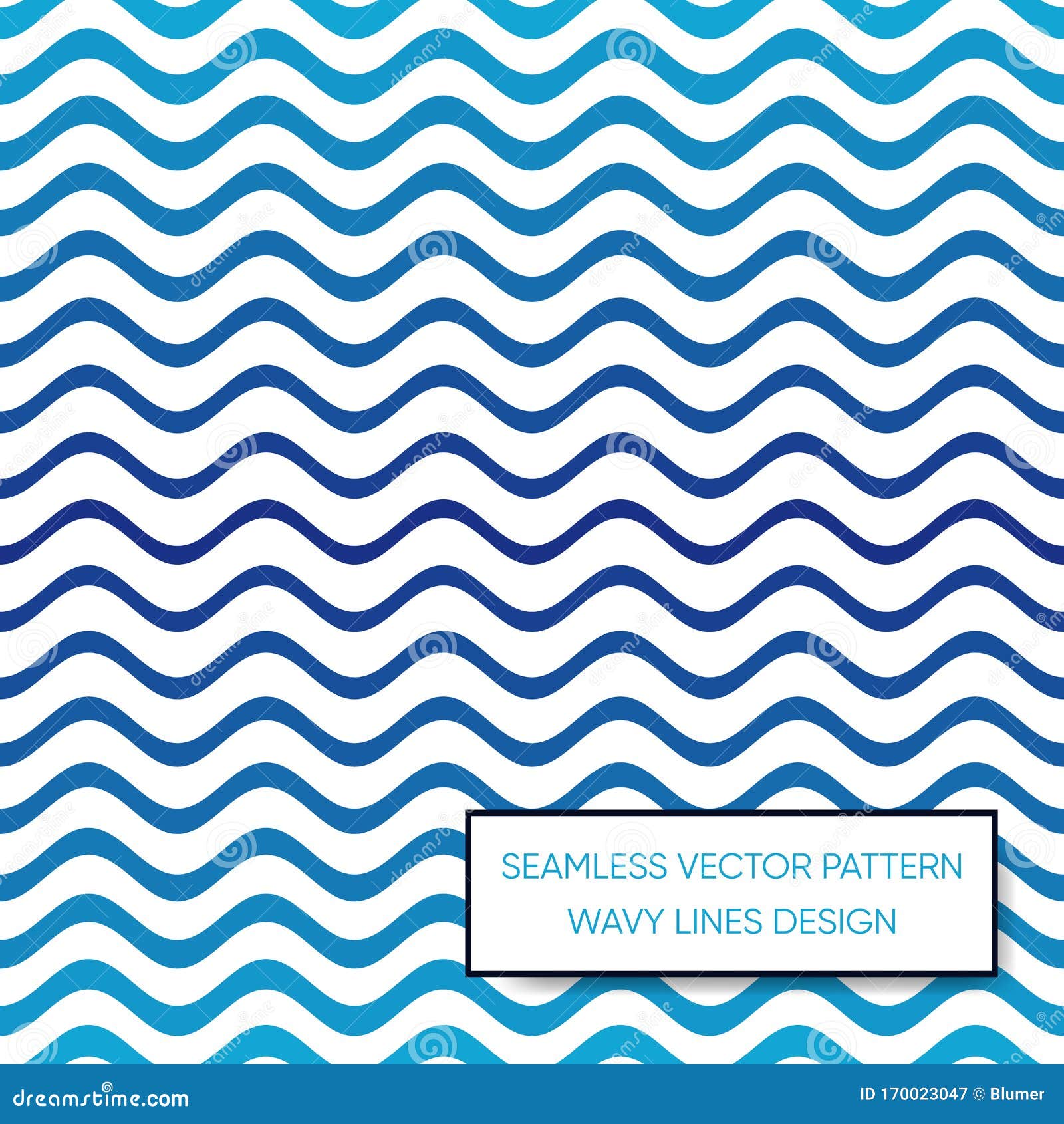 Blue Vector Seamless Gradient Wavy Line Pattern Stock Vector ... Blue Vector Seamless Gradient Wavy Line Pattern Stock Vector ...