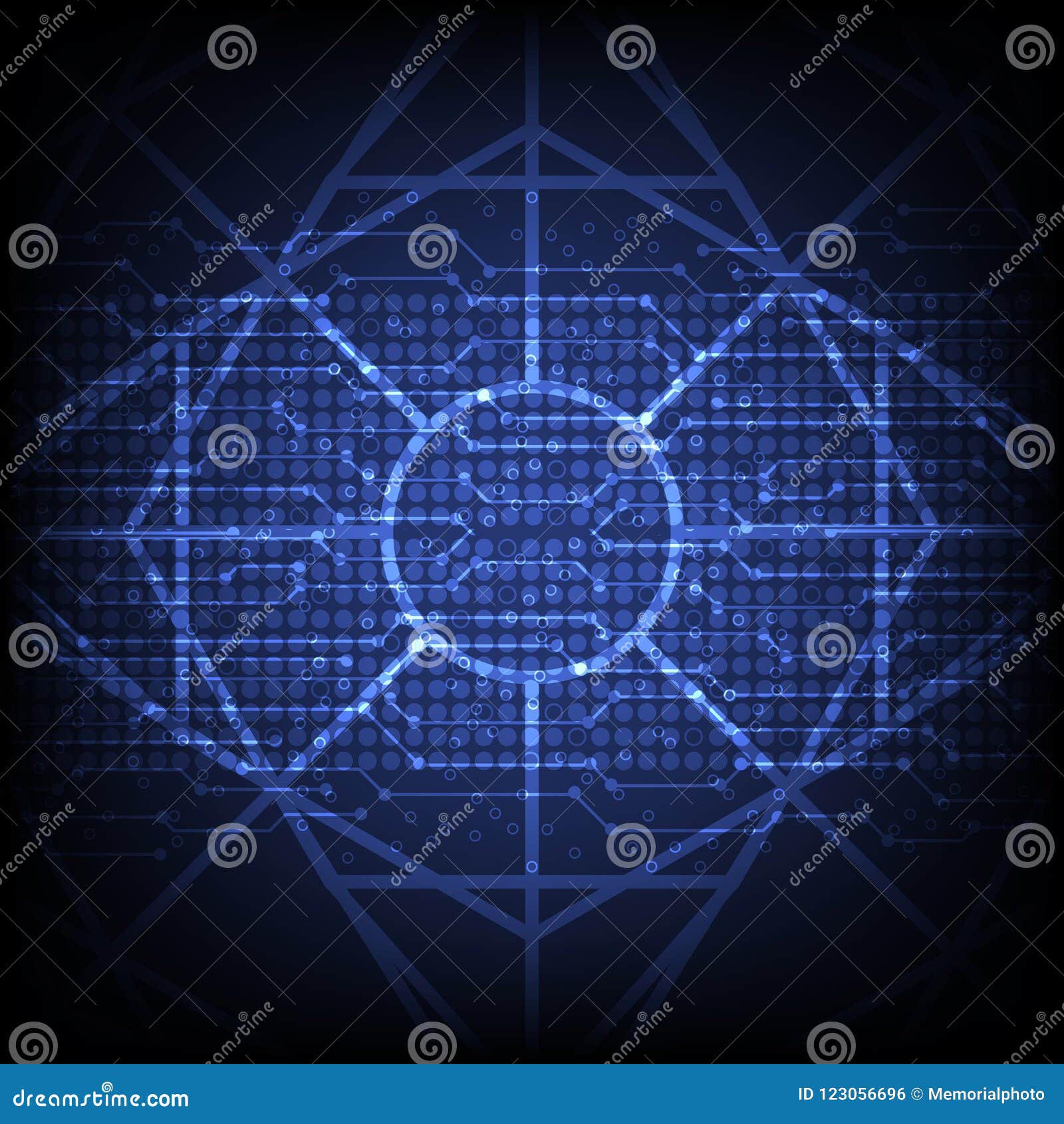 Vector Security Firewall Computer Abstract Technology Background Stock ...