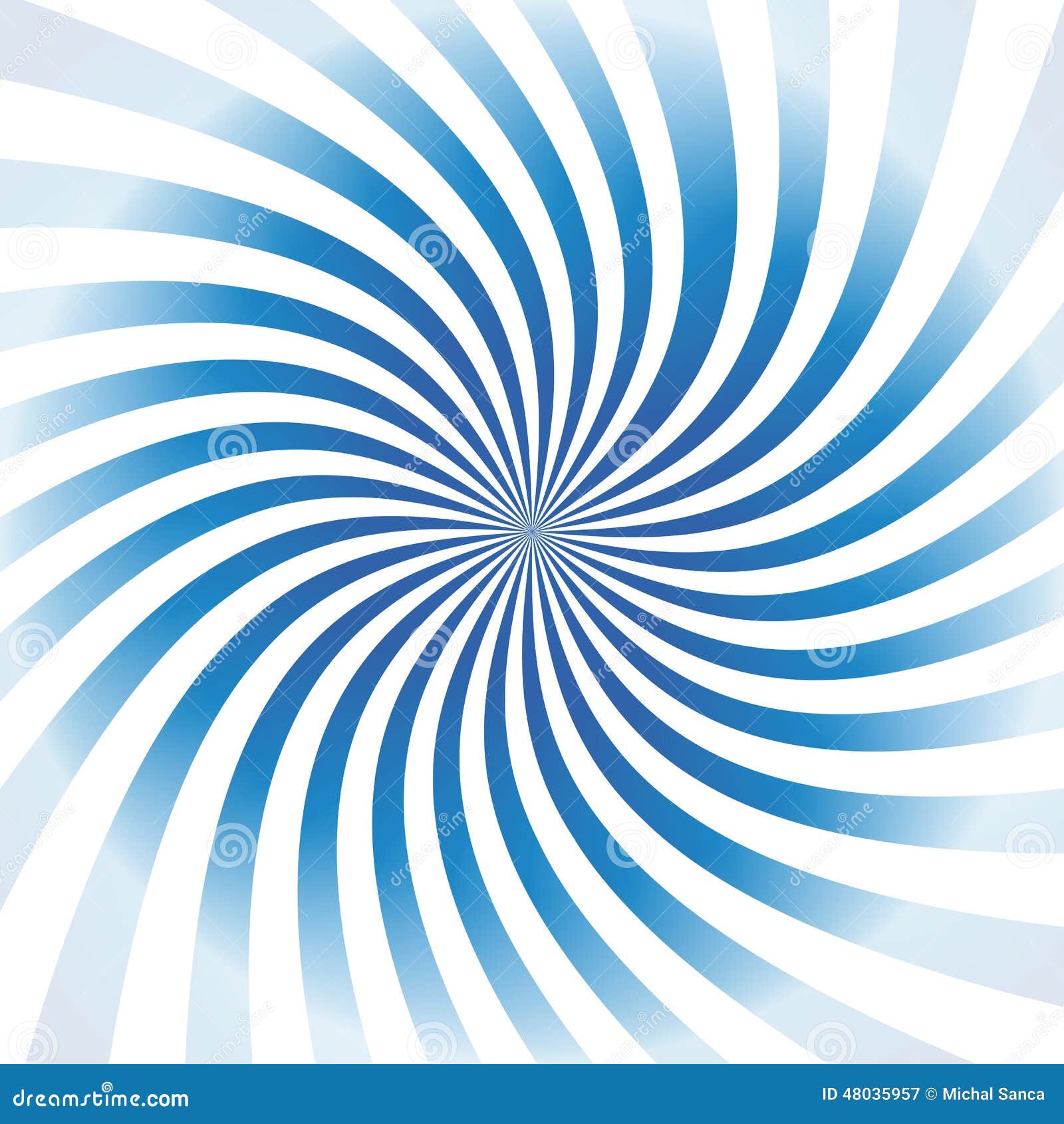 Blue vector spiral stock vector. Illustration of circle - 48035957