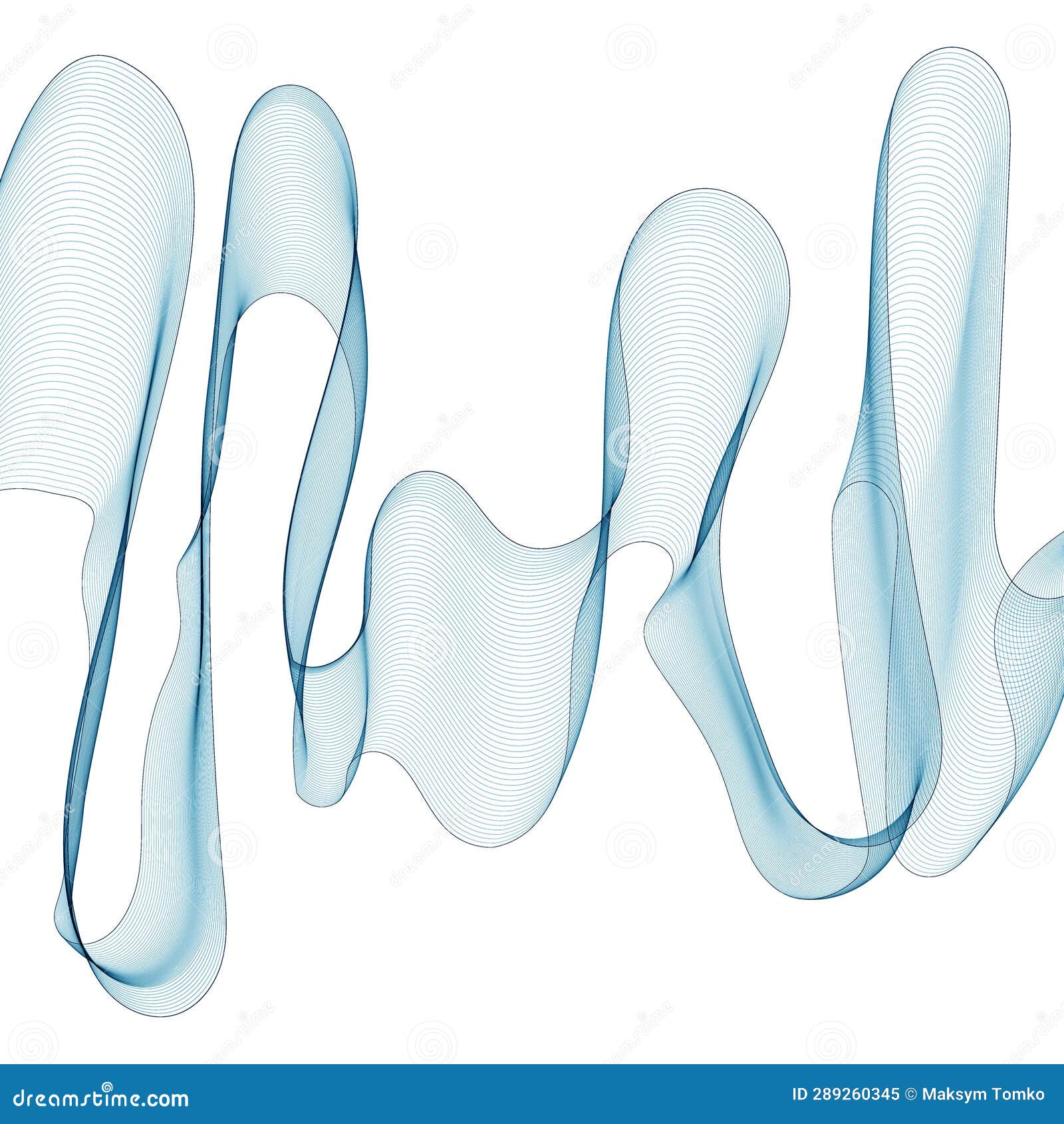 Blue Vector Wave. Abstract Illustration. Eps 10 Stock Image - Image of ...