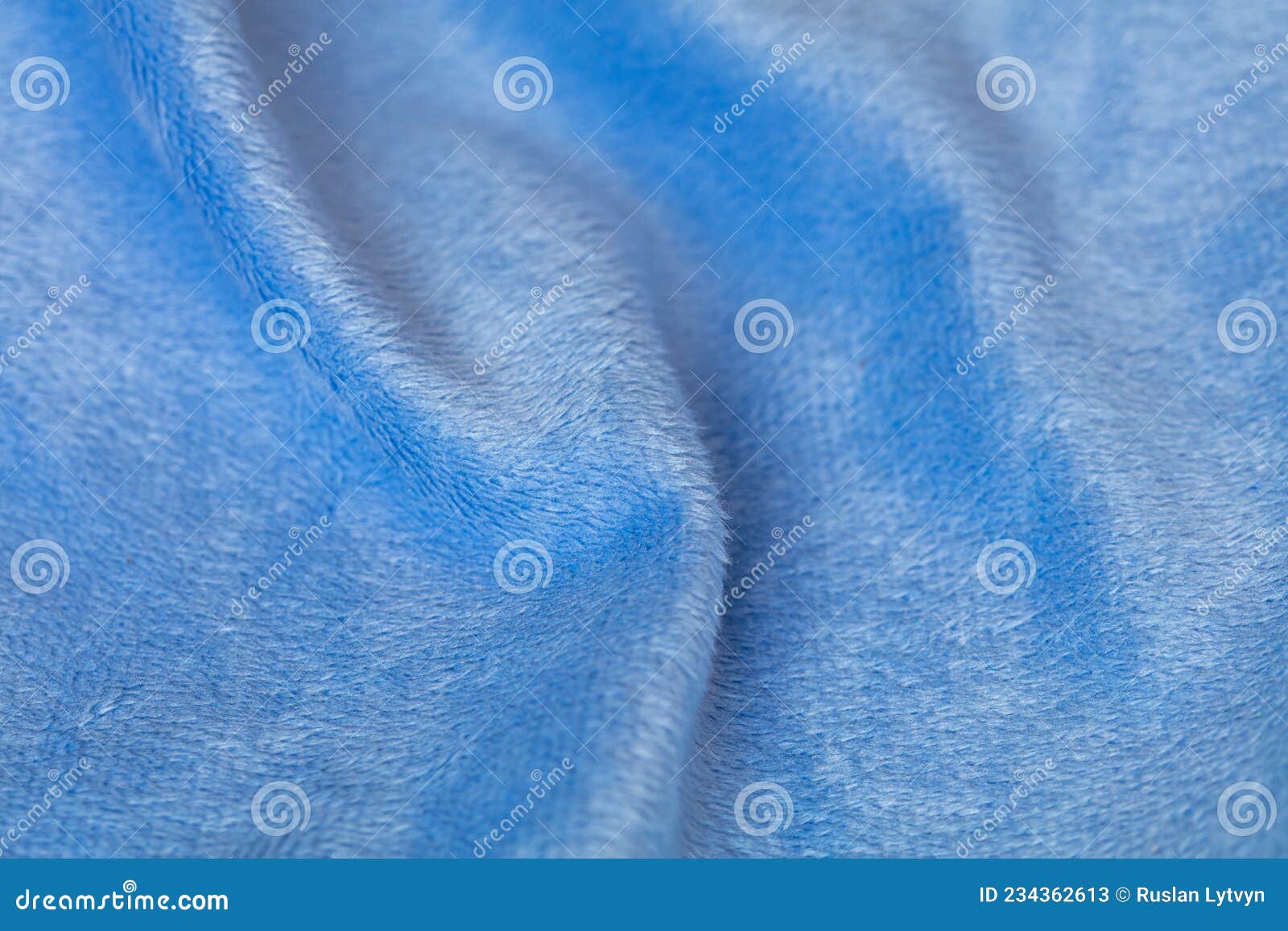 Blue Velour Plush Cloth Textured Stock Image - Image of material, plush ...