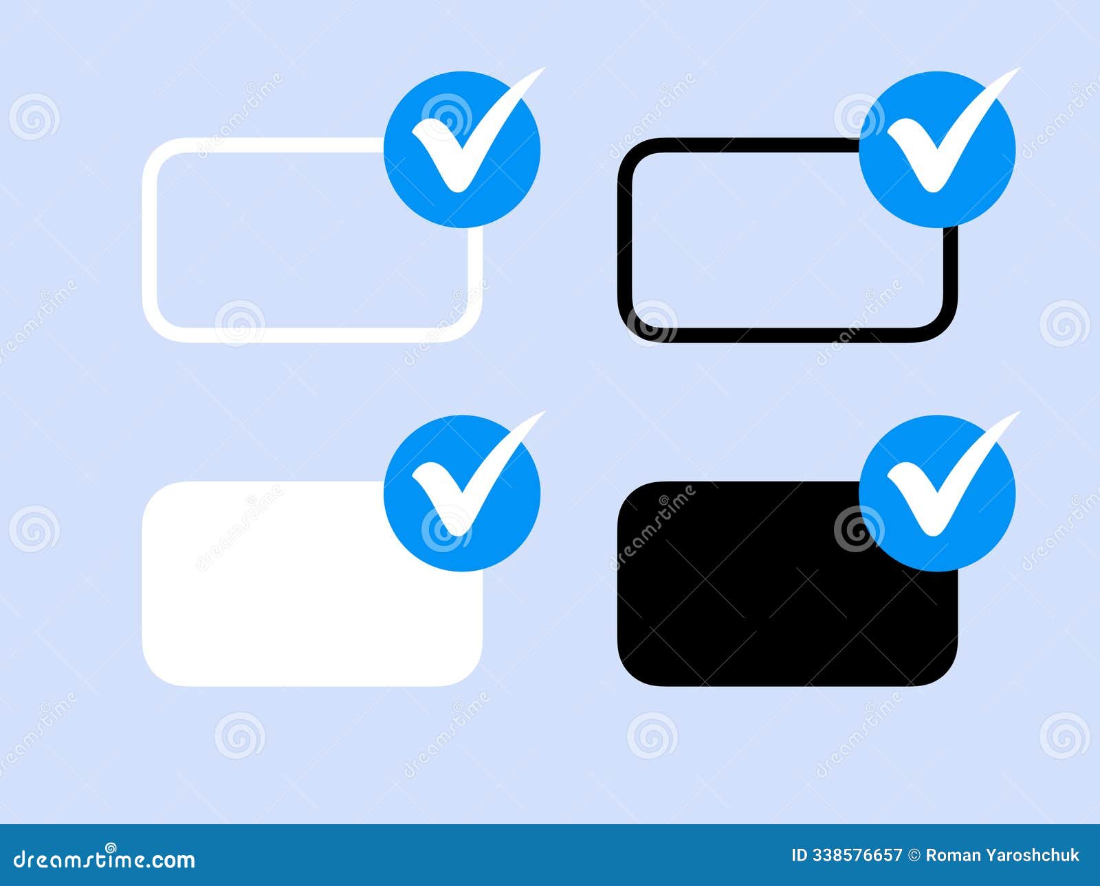 Verified-badges Copy Cartoon Vector | CartoonDealer.com #107265519