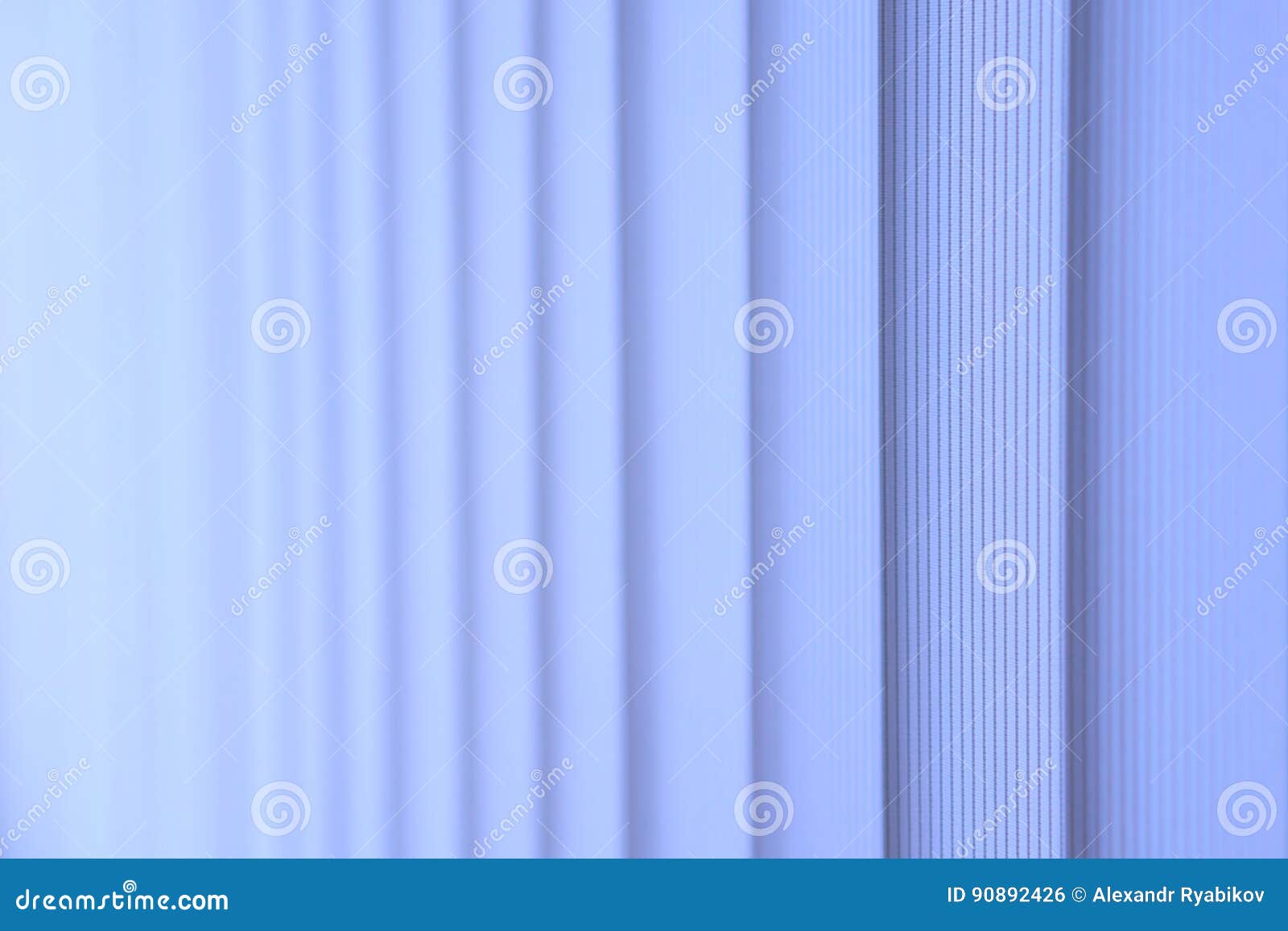 Blue vertical blinds. stock photo. Image of shutter, shadow - 90892426
