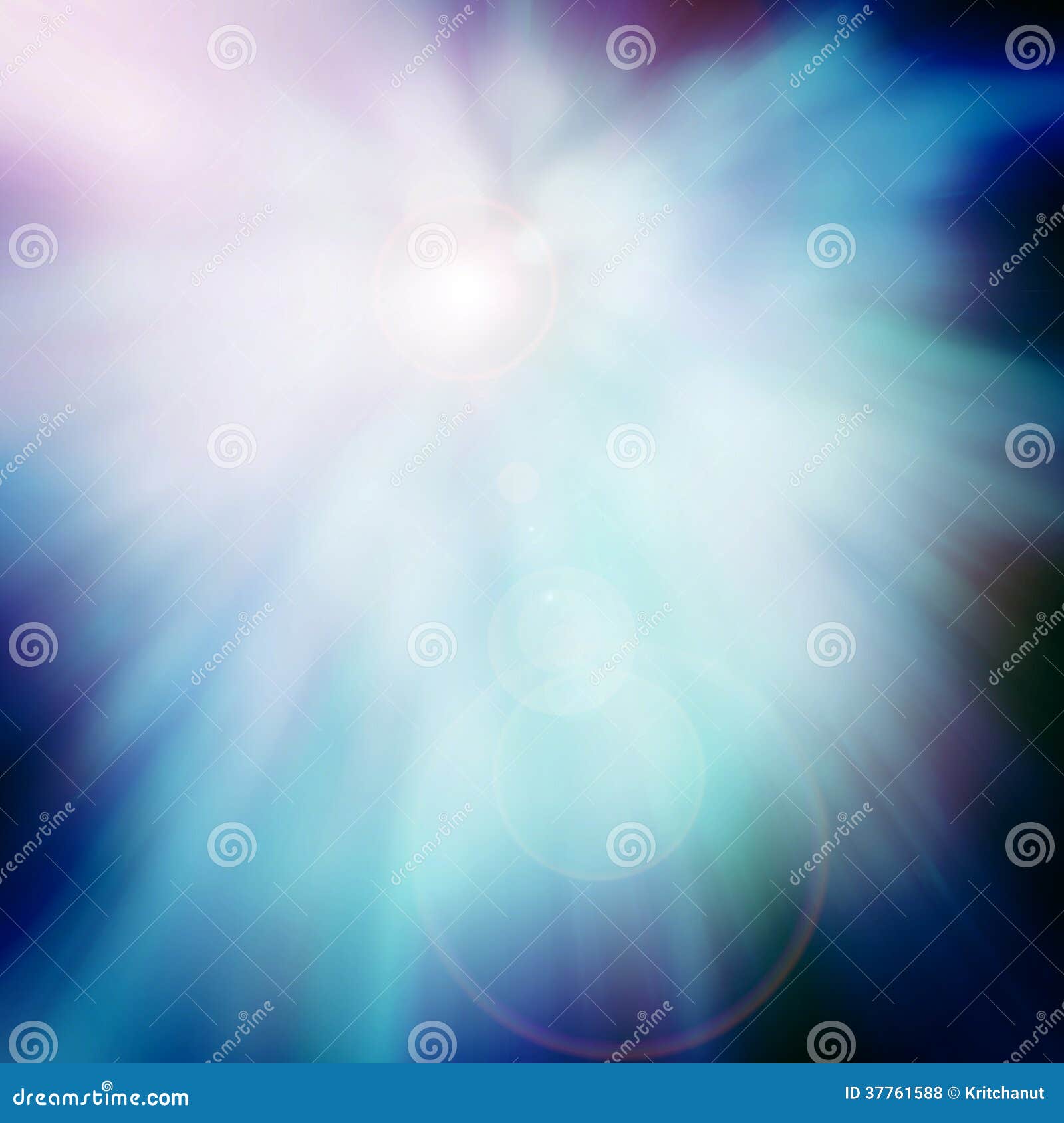 Blue Vibrant Abstract Background Stock Illustration - Illustration of ...