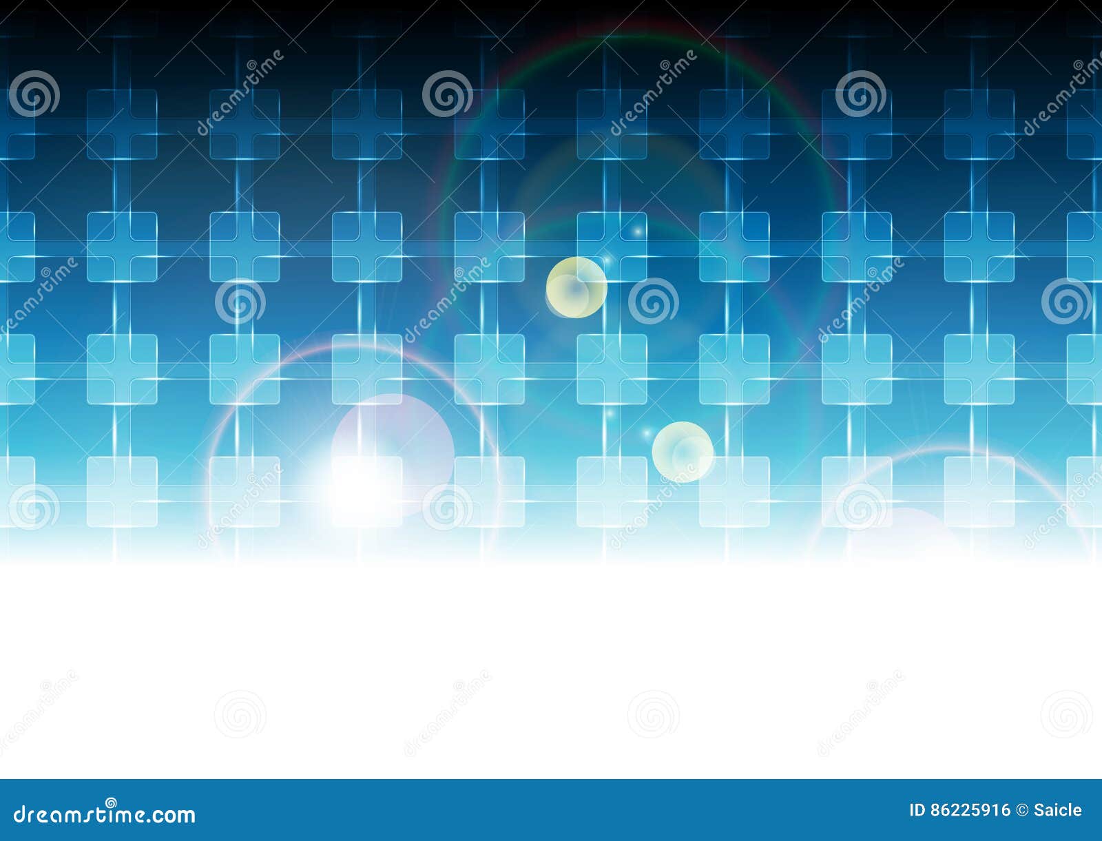 Blue Vibrant Tech Background Pattern Stock Vector - Illustration of ...